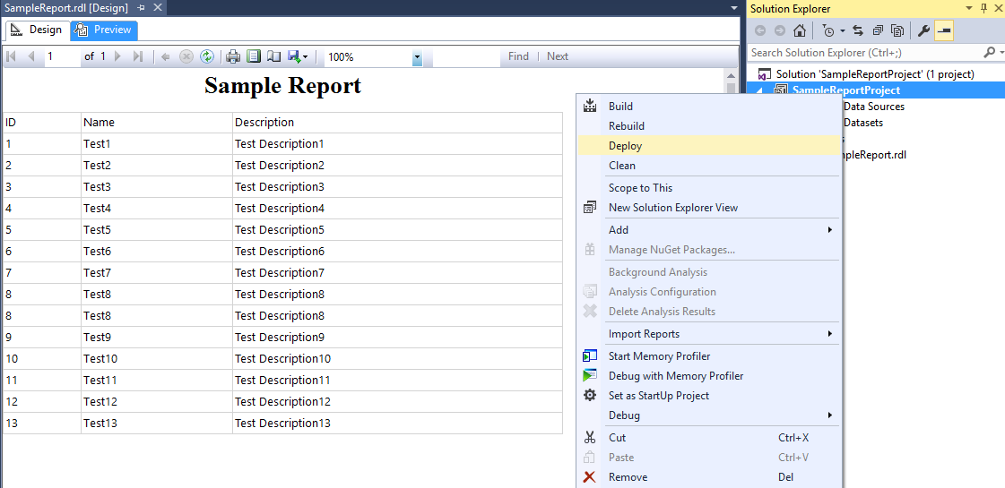 How to Perform SSRS - Reporting With Rest APIs?